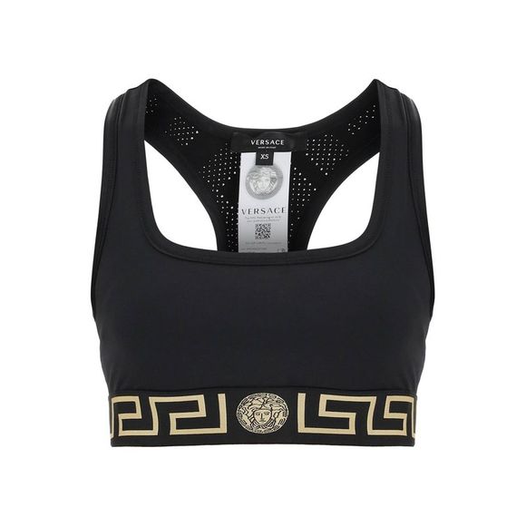 Versace | Accessories | Versace Sports Bra With Greca Border | Poshmark
